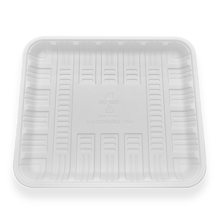 450ml GetBio® Disposable Corn Starch Tray - Paper Cup Supplier ...