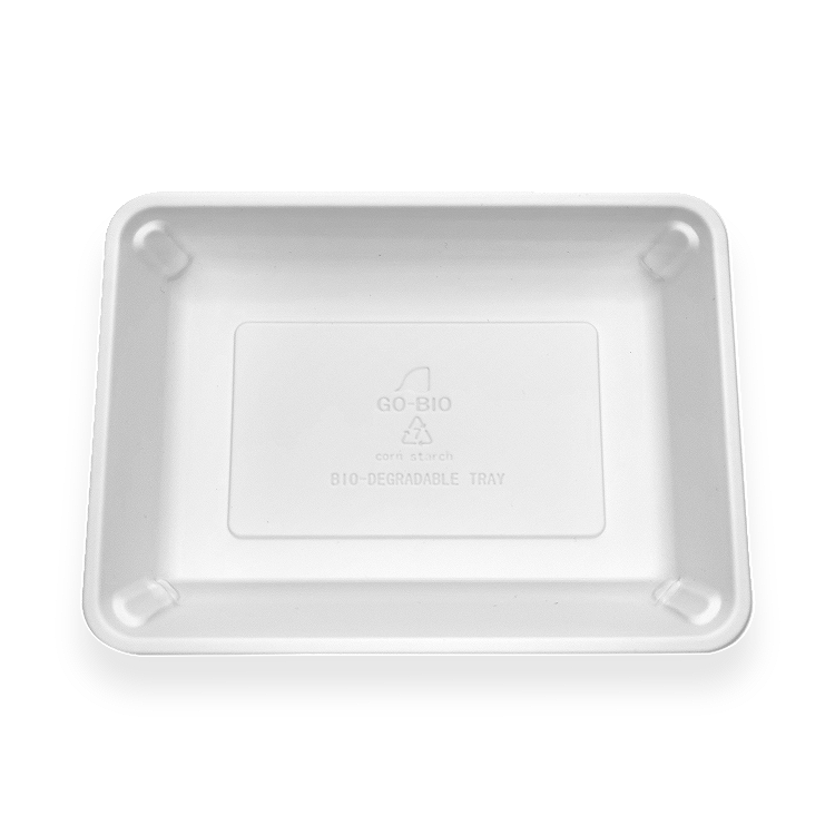 460ml GetBio® Disposable Corn Starch Tray - Paper Cup Supplier ...