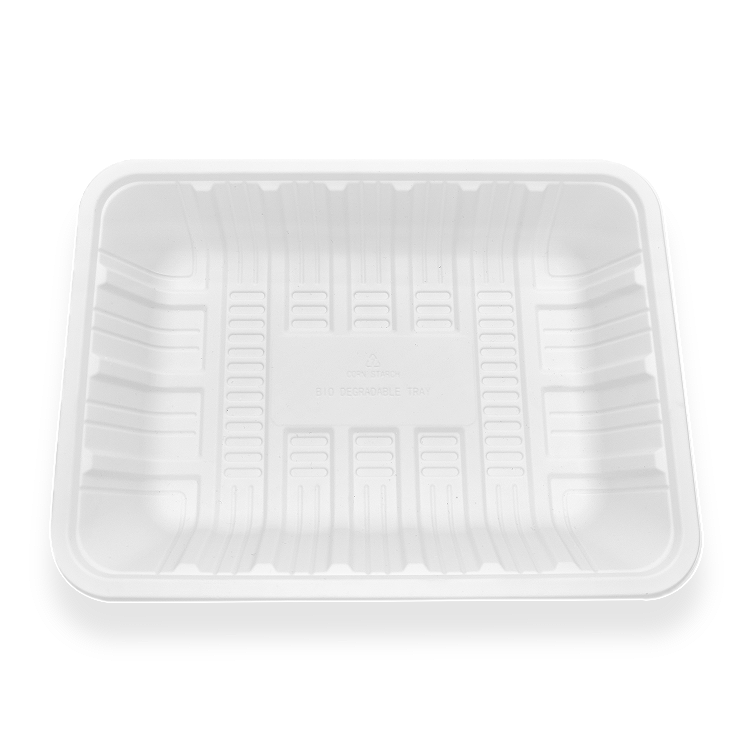 800ml GetBio® Disposable Corn Starch Vegetable Tray - Professional ...
